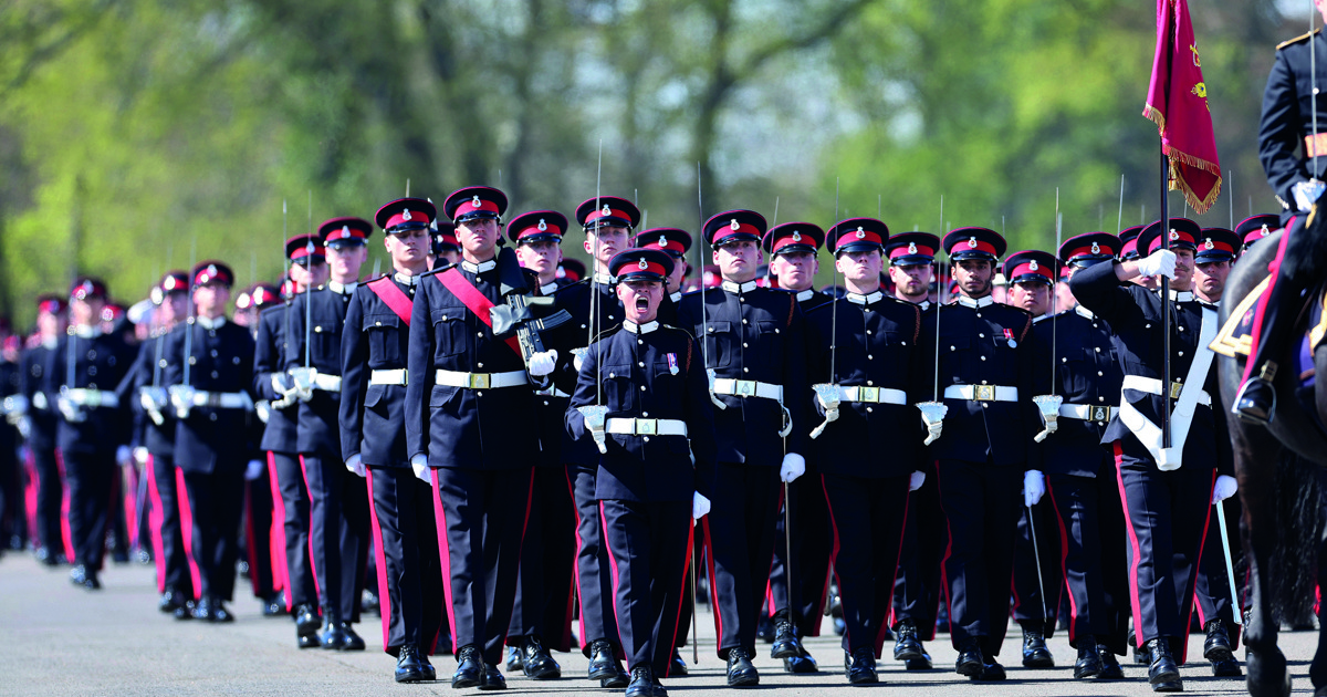 All-female banner party make history at the Royal Military Academy ...