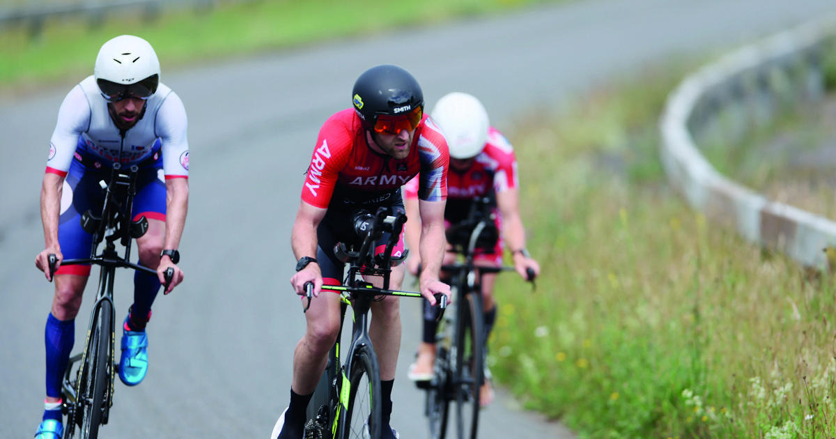 The strength army triathlon set-up was showcased in Devon - Soldier ...